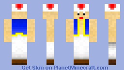 Toad from Mario Minecraft Skin
