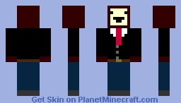 toast in a suit Minecraft Skin