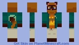 Tom Nook (Winter outfit) - Animal Crossing Minecraft Skin