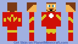 tony stark testing the suit Minecraft Skin