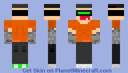 orange guy Minecraft Skin