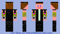 hand saw hat courier Minecraft Skin