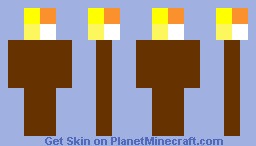 Torch man Minecraft Skin