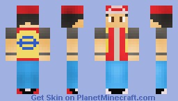 pokemon trainer Minecraft Skin
