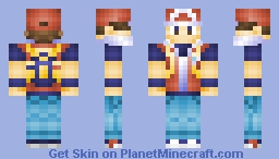 Red-Pokemon Minecraft Skin