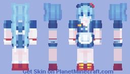 Hatsune Miku (初音ミク) Minecraft Skin