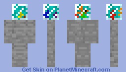 fishbowl on stone (contest) Minecraft Skin