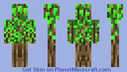 Tree man Minecraft Skin