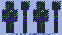 trippy color Minecraft Skin
