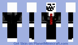 Trollface In A Suit *new* Minecraft Skin