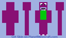 Barney the Dinosaur Minecraft Skin