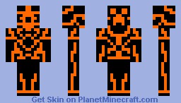 Tron Creeper Minecraft Skin