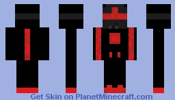 Red tron (part 1 and 2) Minecraft Skin