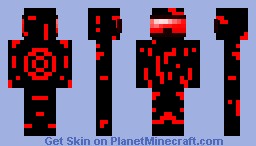 Awesome Tron (Red) Minecraft Skin