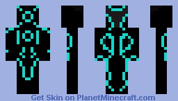 Tron Evolution Minecraft Skin