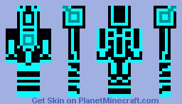 my custom tron skin Minecraft Skin