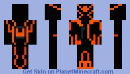 Tron Legacy: Black Guard Minecraft Skin