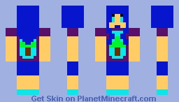 Blue Tree Minecraft Skin