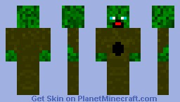 TREE MAN Minecraft Skin