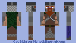 Gimli, lord of the rings Minecraft Skin
