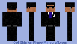 FBI Agent skin Minecraft Skin