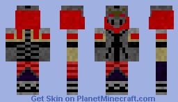 Zed from league of legends Minecraft Skin