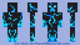 Lightning Creeper Minecraft Skin