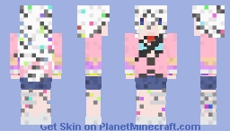 Umi Runa Vtuber Skin Minecraft Skin