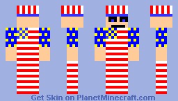 Uncle Sam Minecraft Skin