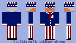 Uncle Sam Minecraft Skin