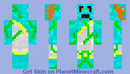 The ocean creeper god Minecraft Skin