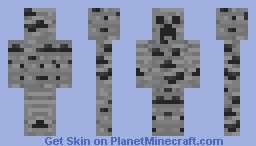 Coal Creeper Minecraft Skin
