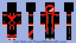 Red hooded mage Minecraft Skin