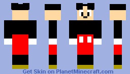 Mickey Mouse Minecraft Skin