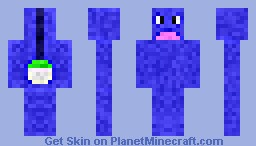 Pikmin 3- Blue Pikmin Minecraft Skin