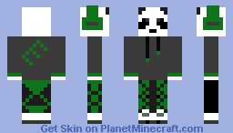 Mr.Green Panda ORIGINAL Minecraft Skin