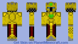 Golden Knight Minecraft Skin