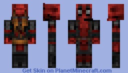 dead pool Minecraft Skin