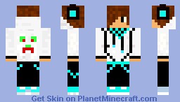 punk kid 3 neon style Minecraft Skin