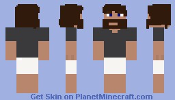 Man with brown beard Minecraft Skin