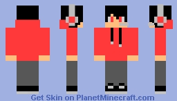 red gamer Minecraft Skin