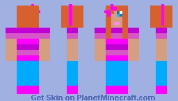 Butterfly Girl Minecraft Skin
