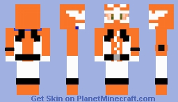 Beast Morphers Orange Minecraft Skin