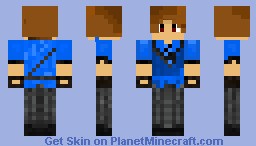brave teenager Minecraft Skin