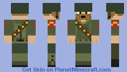 World War II Army Troop Minecraft Skin