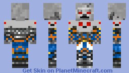 Skeleton Tribe Leader Minecraft Skin