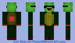 Gangsta MIne Turtle Minecraft Skin