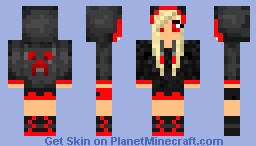 VAMPIRE GIRL!!!!! Minecraft Skin