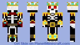 skeleton king Minecraft Skin