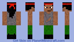 Rambo Minecraft Skin